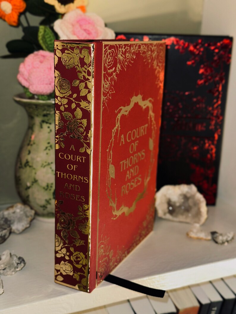 Acotar Rebound Book Custom Book Bind With Gold and Built-in Ribbon Book ...