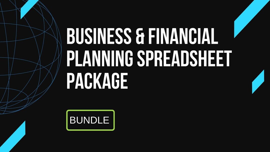 Business Financial Planning Spreadsheet Bundle: Master Your - Etsy