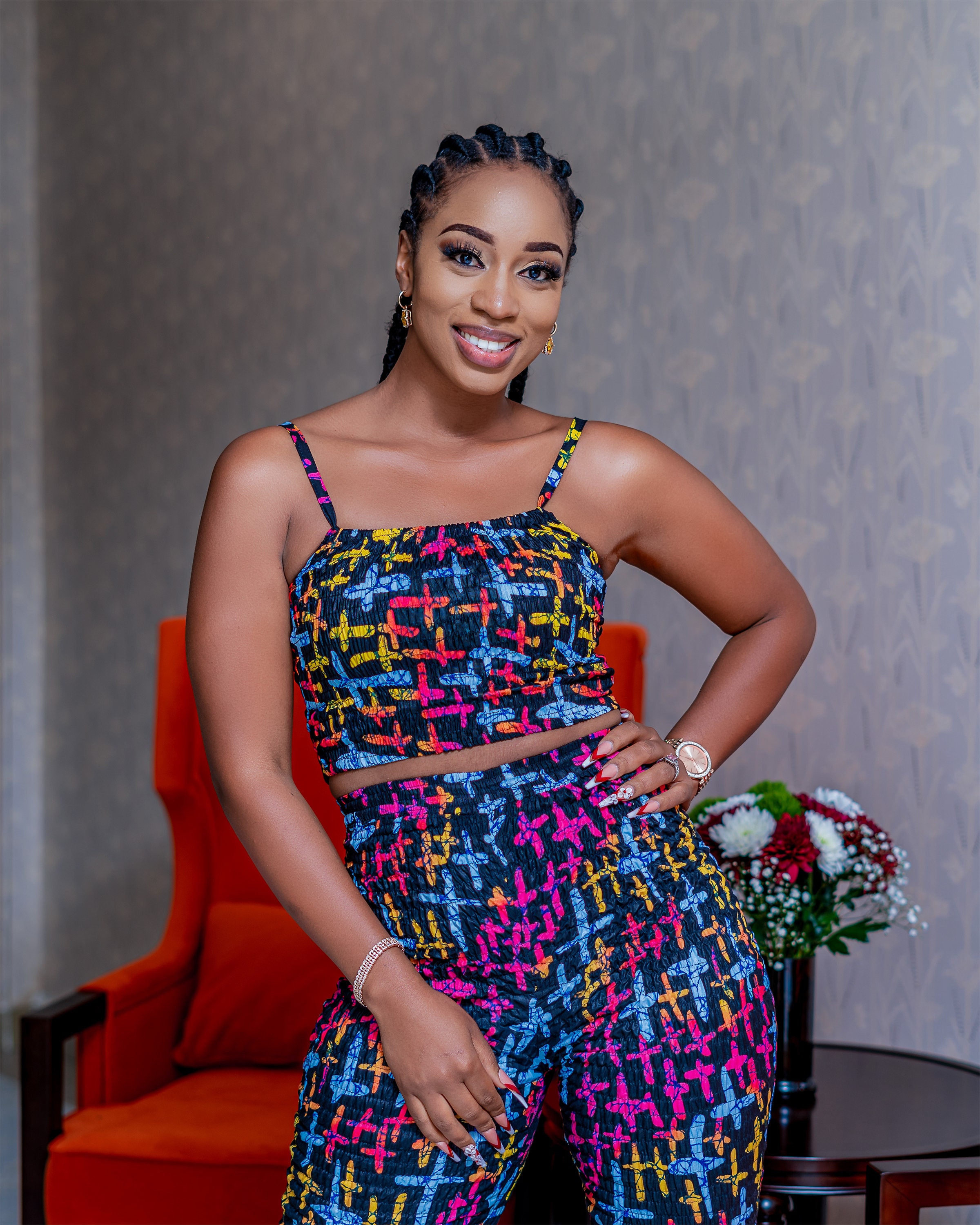 Ankara Stretchy Flare Legs Pants, African Print Stretchy Pants, Ankara ...