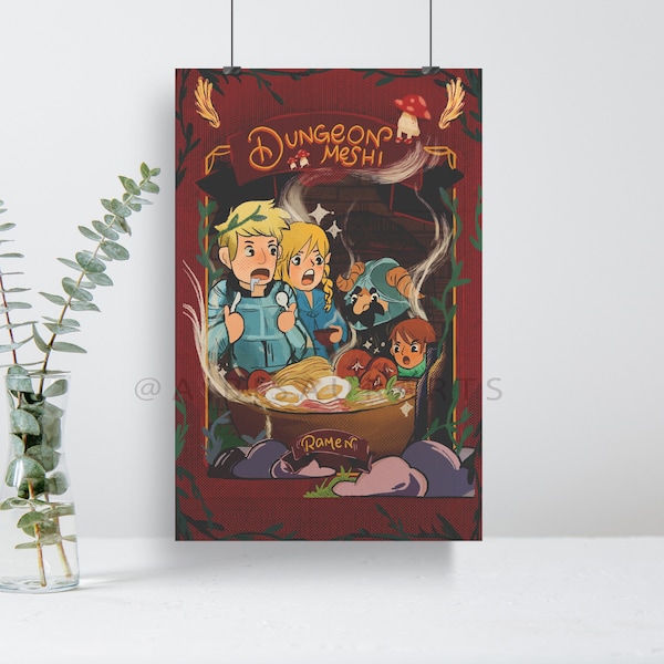 Dungeon Meshi Art Print - Etsy