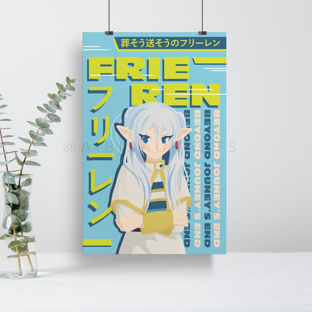 Frieren Art Print Sousou No Frieren Poster Frieren: Beyond Journey's ...