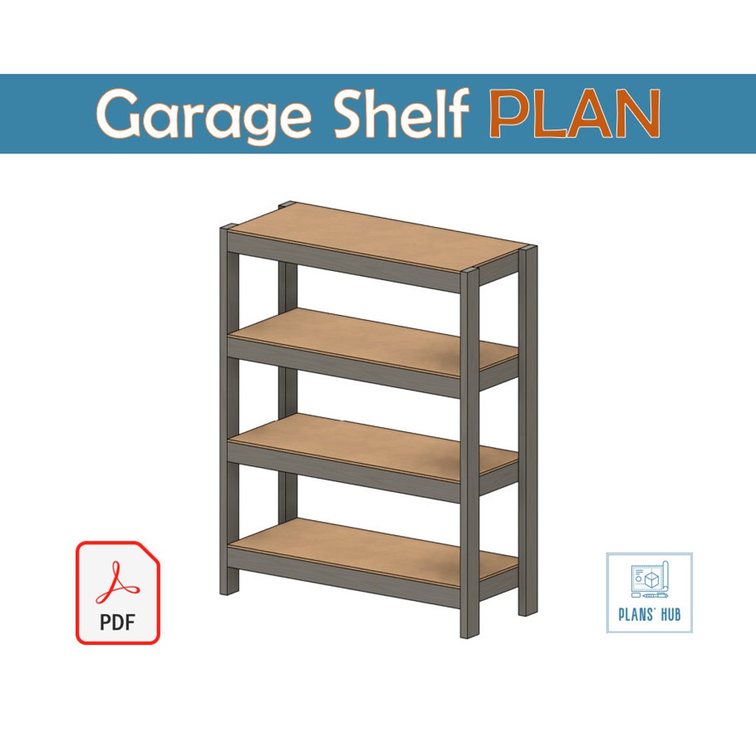 DIY Garage Storage Shelves – Large & Tall System - Etsy