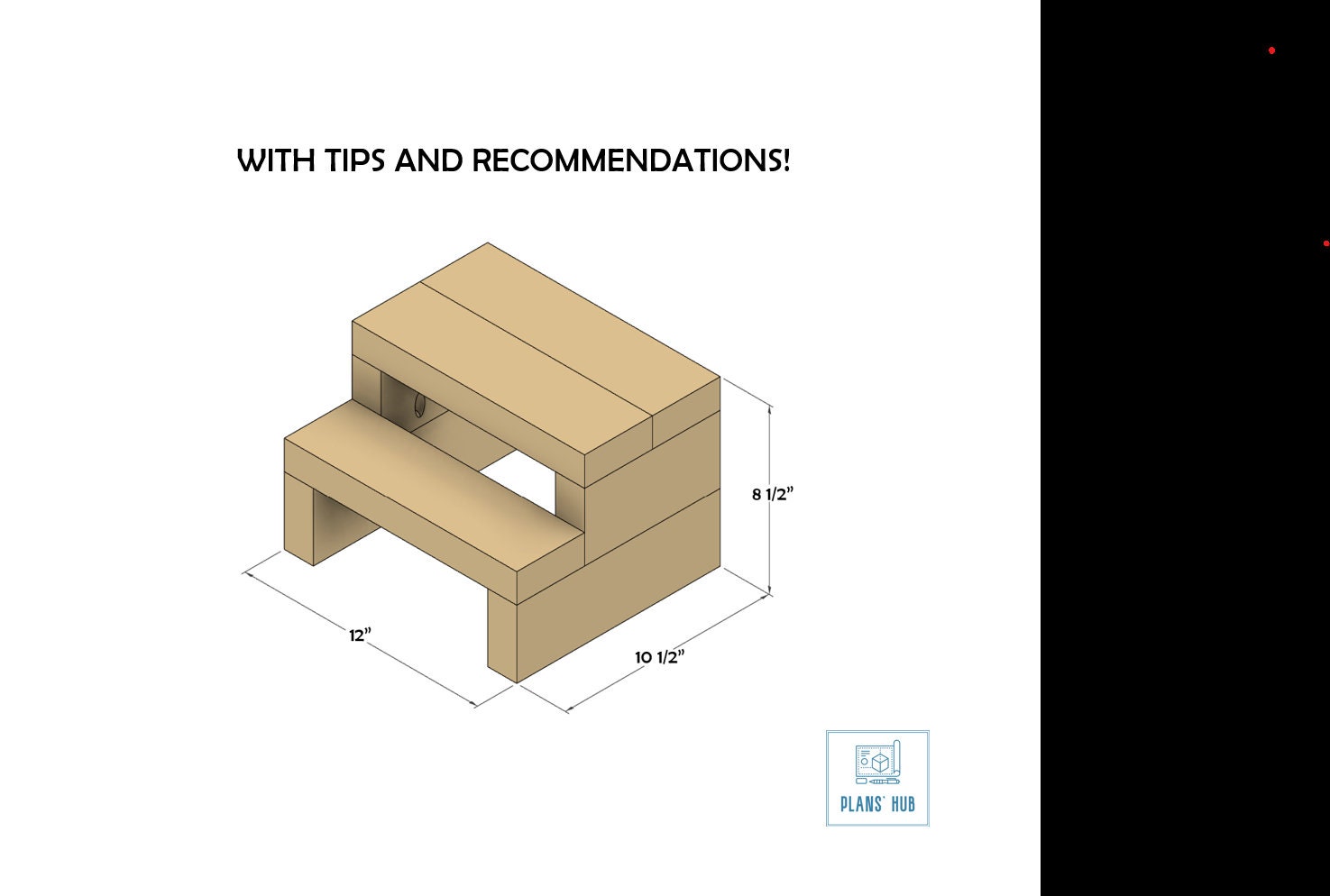 Step Stool DYI Building Plans (PDF) - Etsy