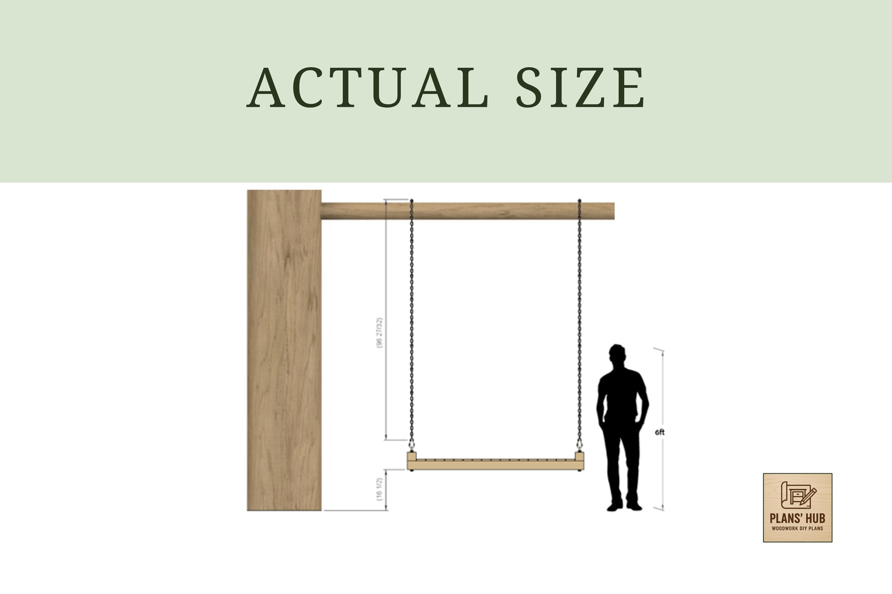 Large Outdoor Swing Frame – DIY Backyard Plans - Etsy