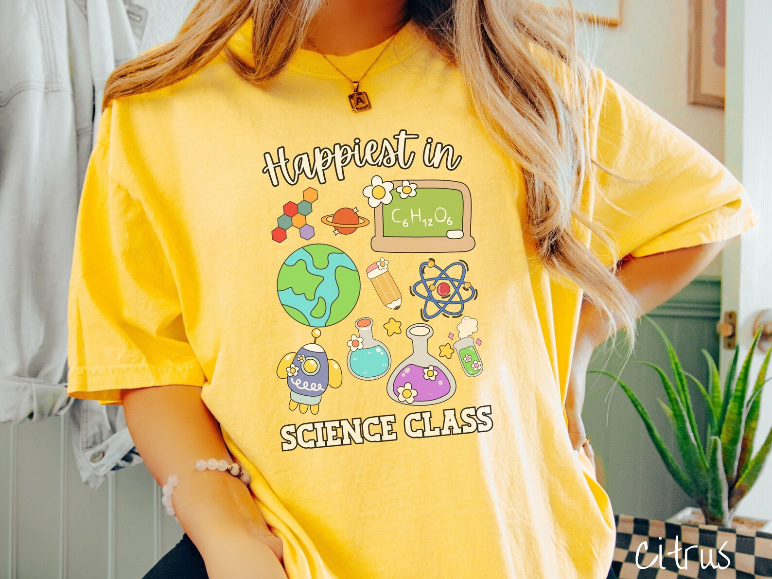 The Happiest in Science Class Comfort Colors Shirt, Gift This Science ...