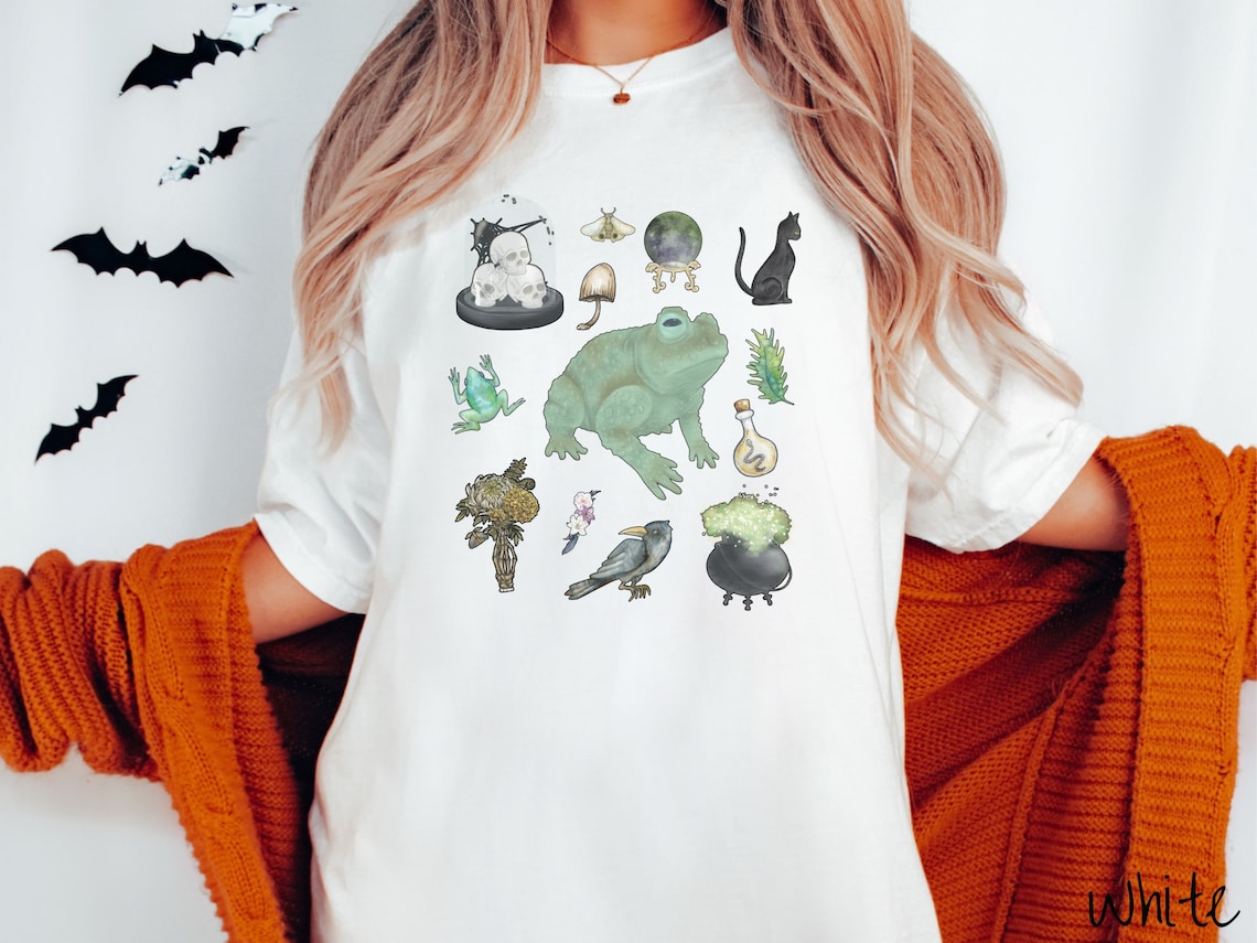 The Gothic Cottagecore Witches Assortment Comfort Colors Shirt, Gift ...