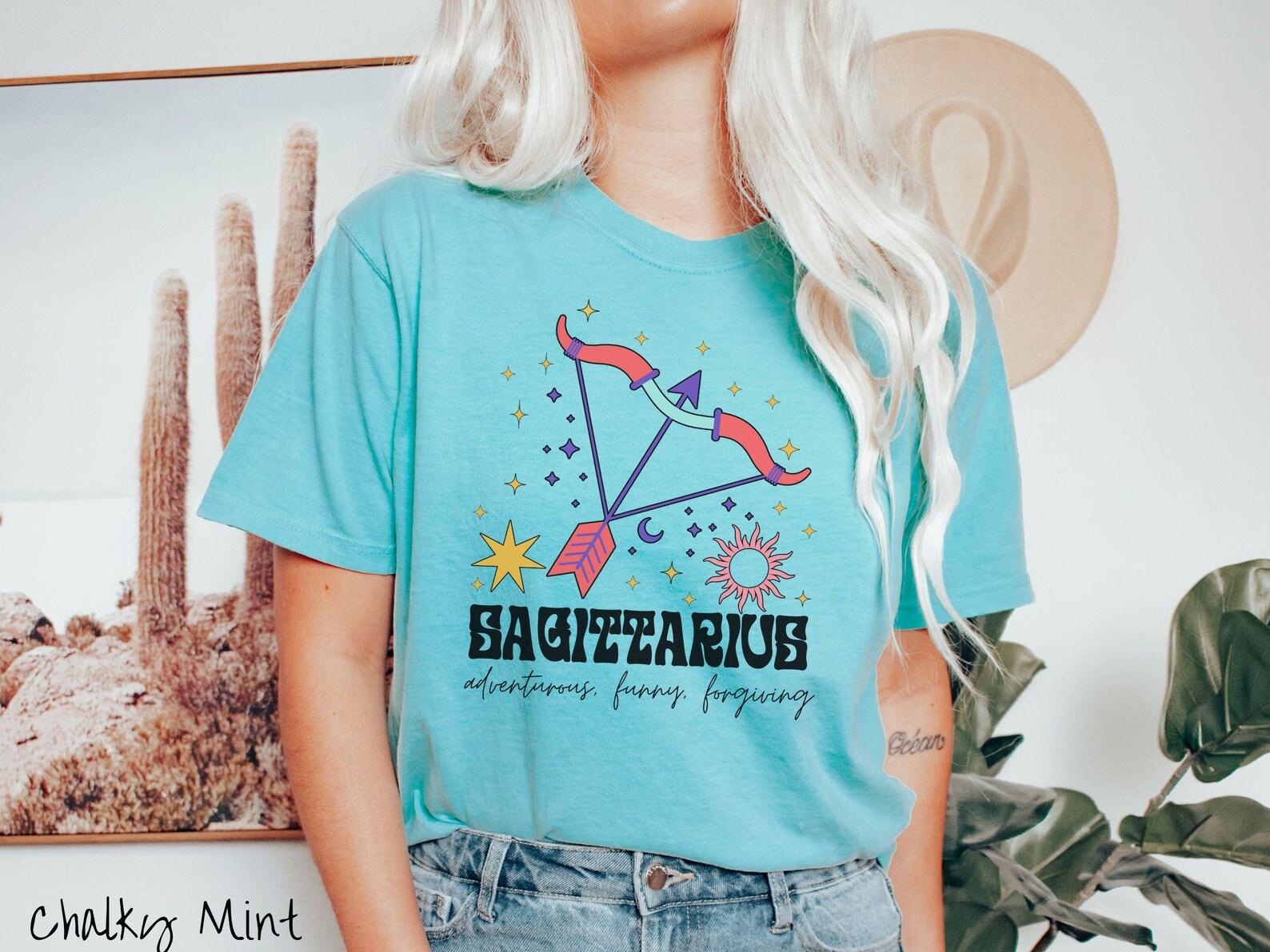 The Sagittarius Zodiac Sign Comfort Colors Tee-shirt, Gift This ...