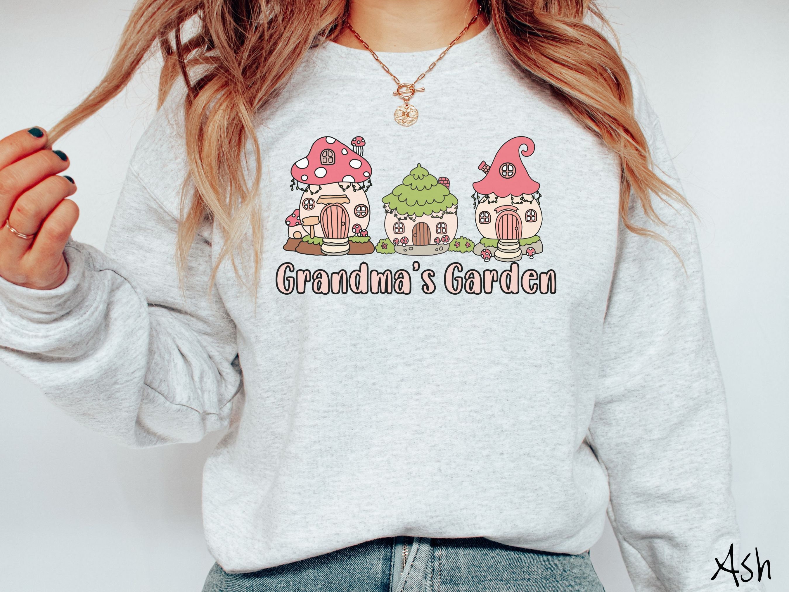The Grandma's Garden Sweatshirt, Gift This Grandma Gardening Sweatshirt ...