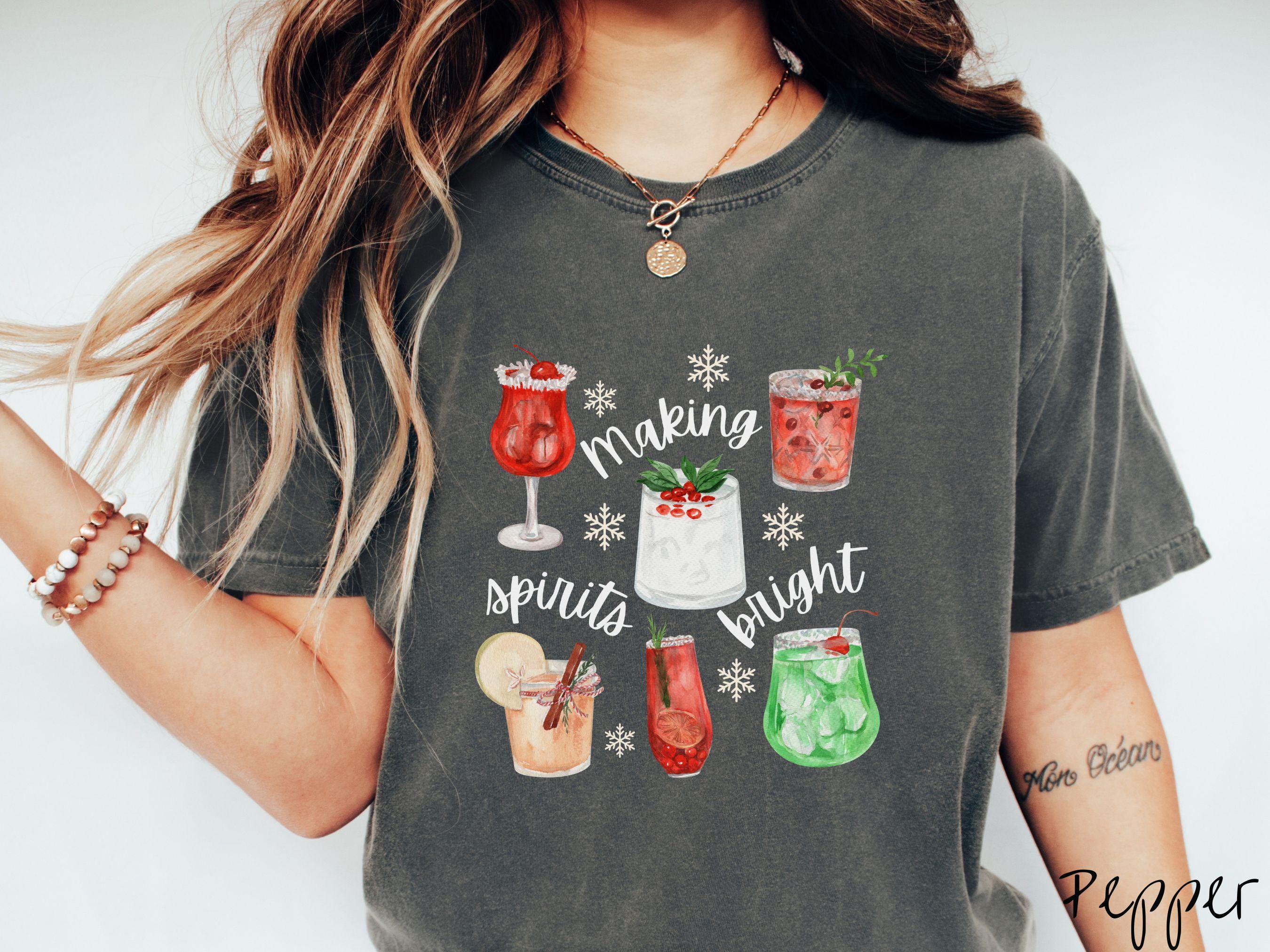 The Making Spirits Bright Comfort Colors Shirt, Gift This Christmas ...
