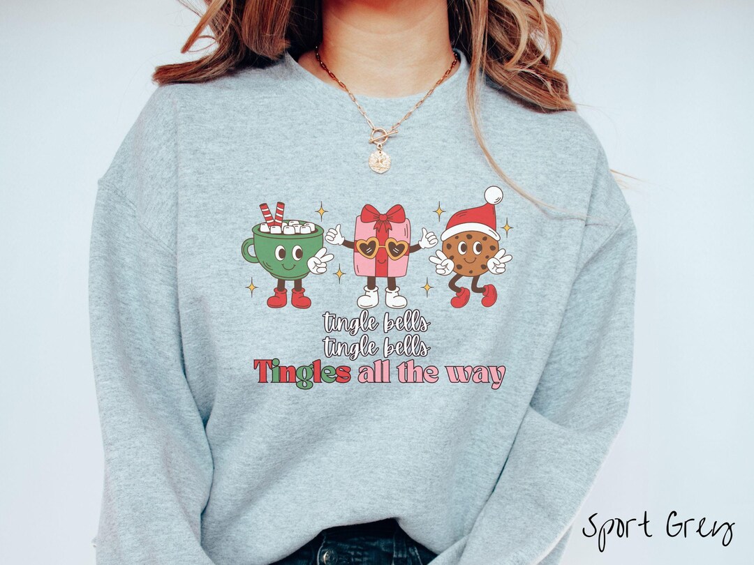 The Tingle Bells ASMR Sweatshirt, Gift This Colorful Xmas Sweater to ...