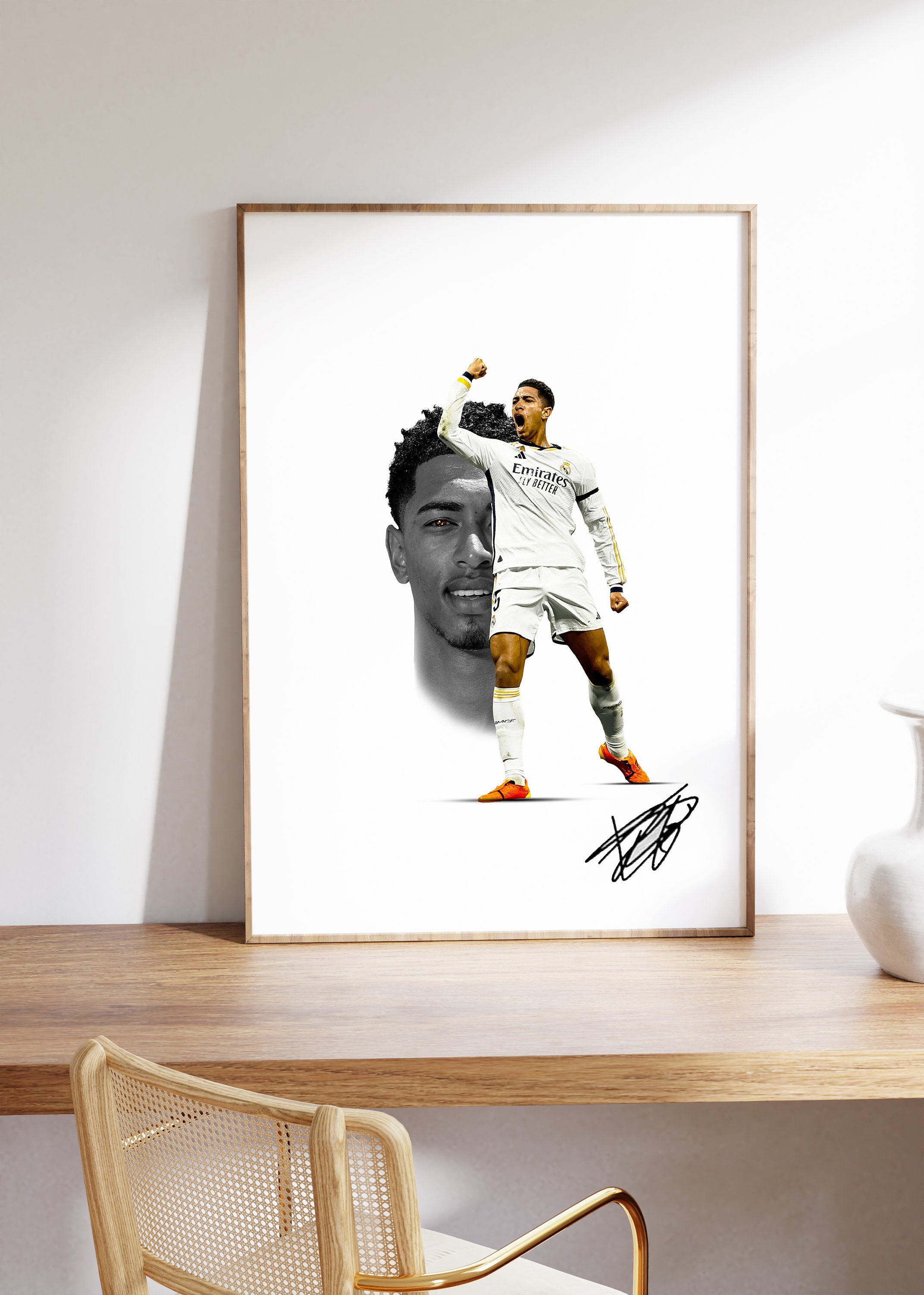 Jude Bellingham Poster Jude Wall Art Football Poster, Football Gift ...