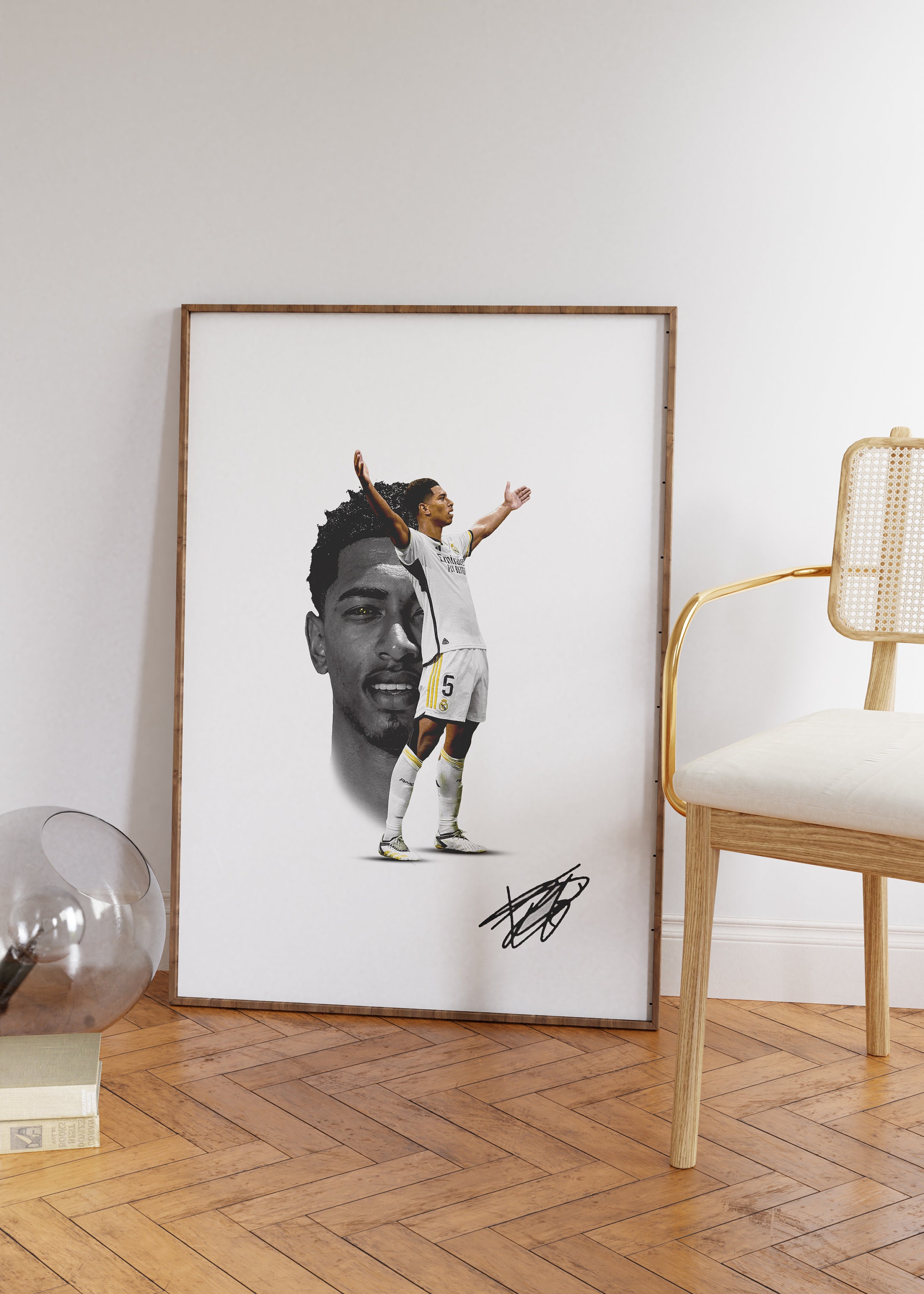 Jude Bellingham Poster Bellingham Wall Art Football Poster Bellingham ...