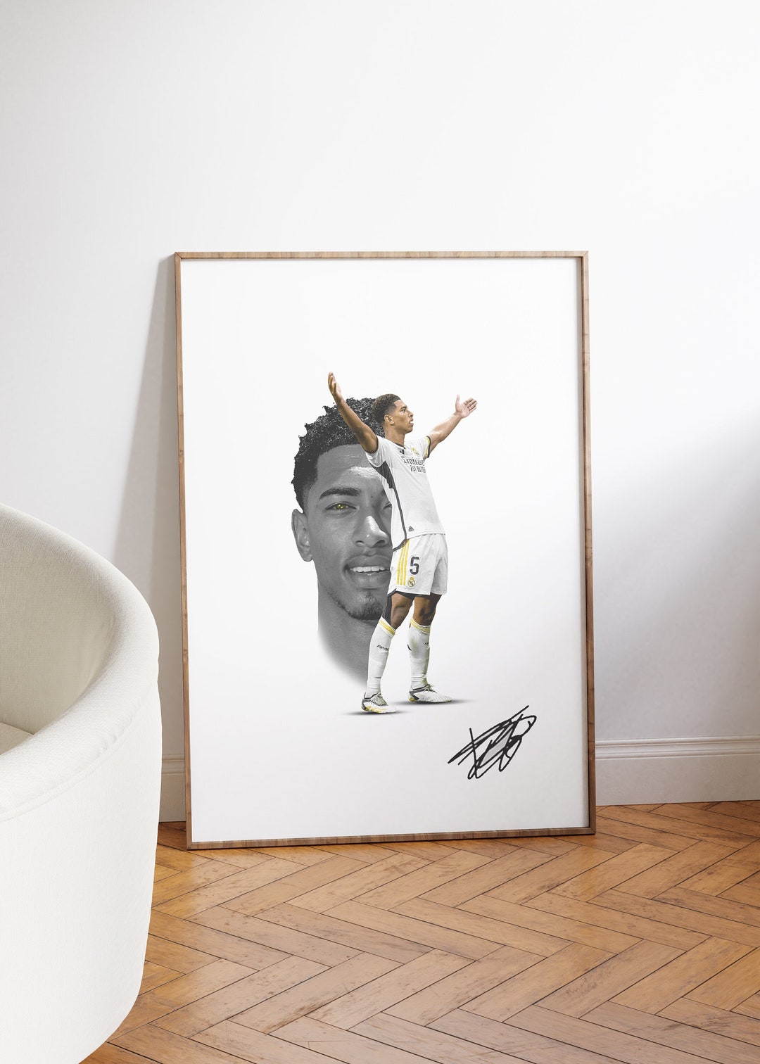 Jude Bellingham Poster Bellingham Wall Art Football Poster Bellingham ...