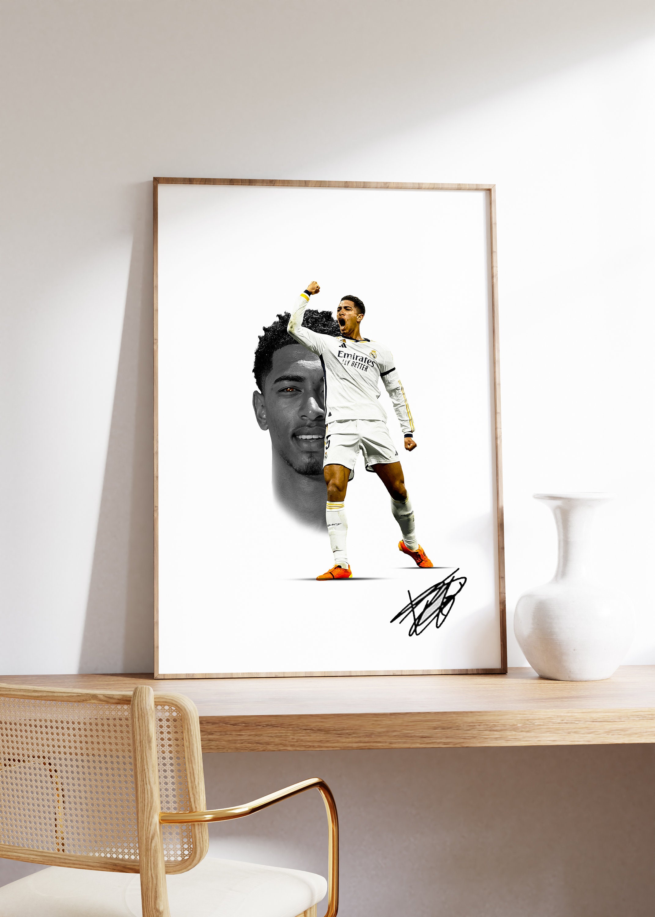 Jude Bellingham Poster Jude Wall Art Football Poster, Football Gift ...