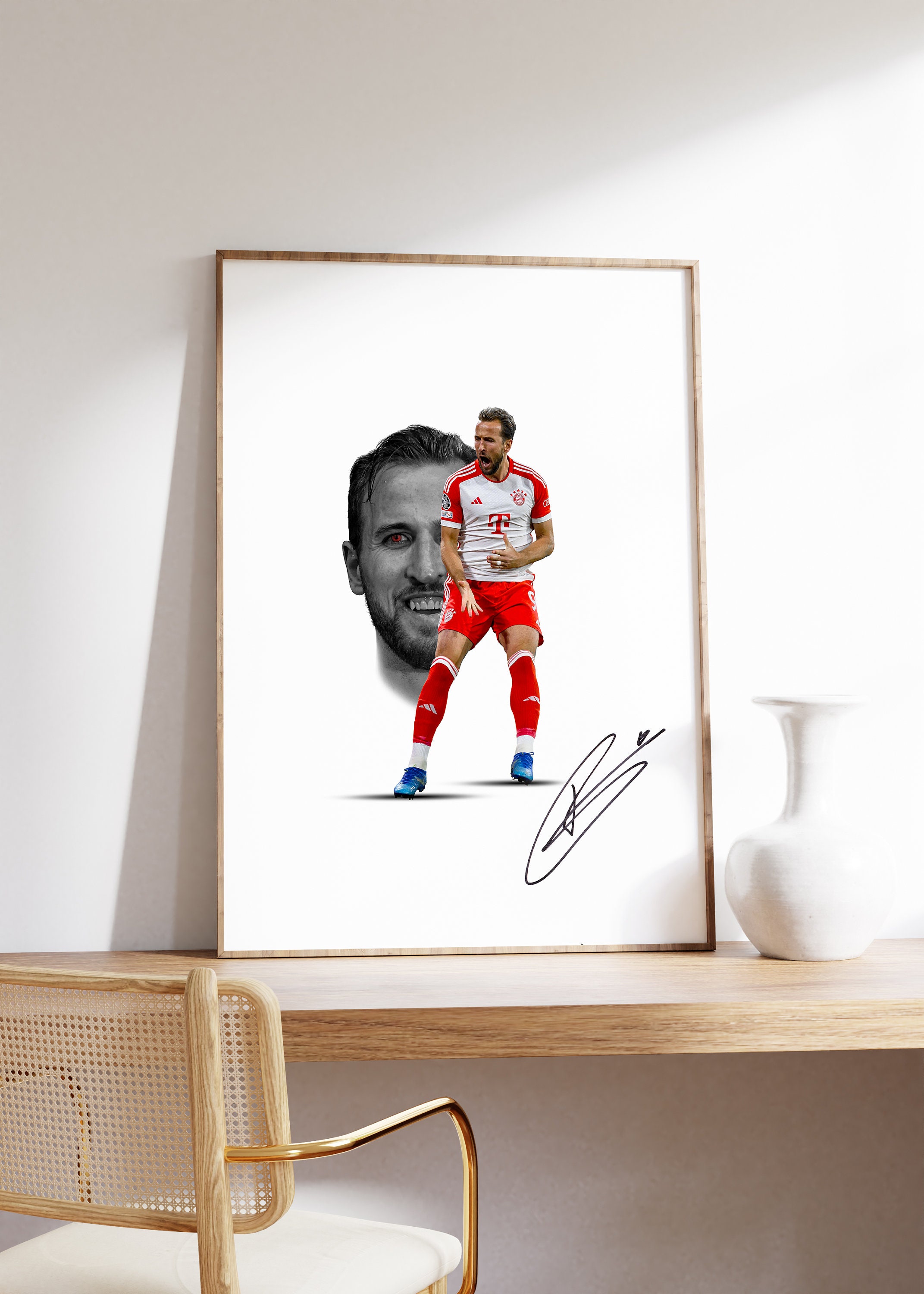 Harry Kane Poster Kane Wall Art Football Poster Football Gift Harry ...