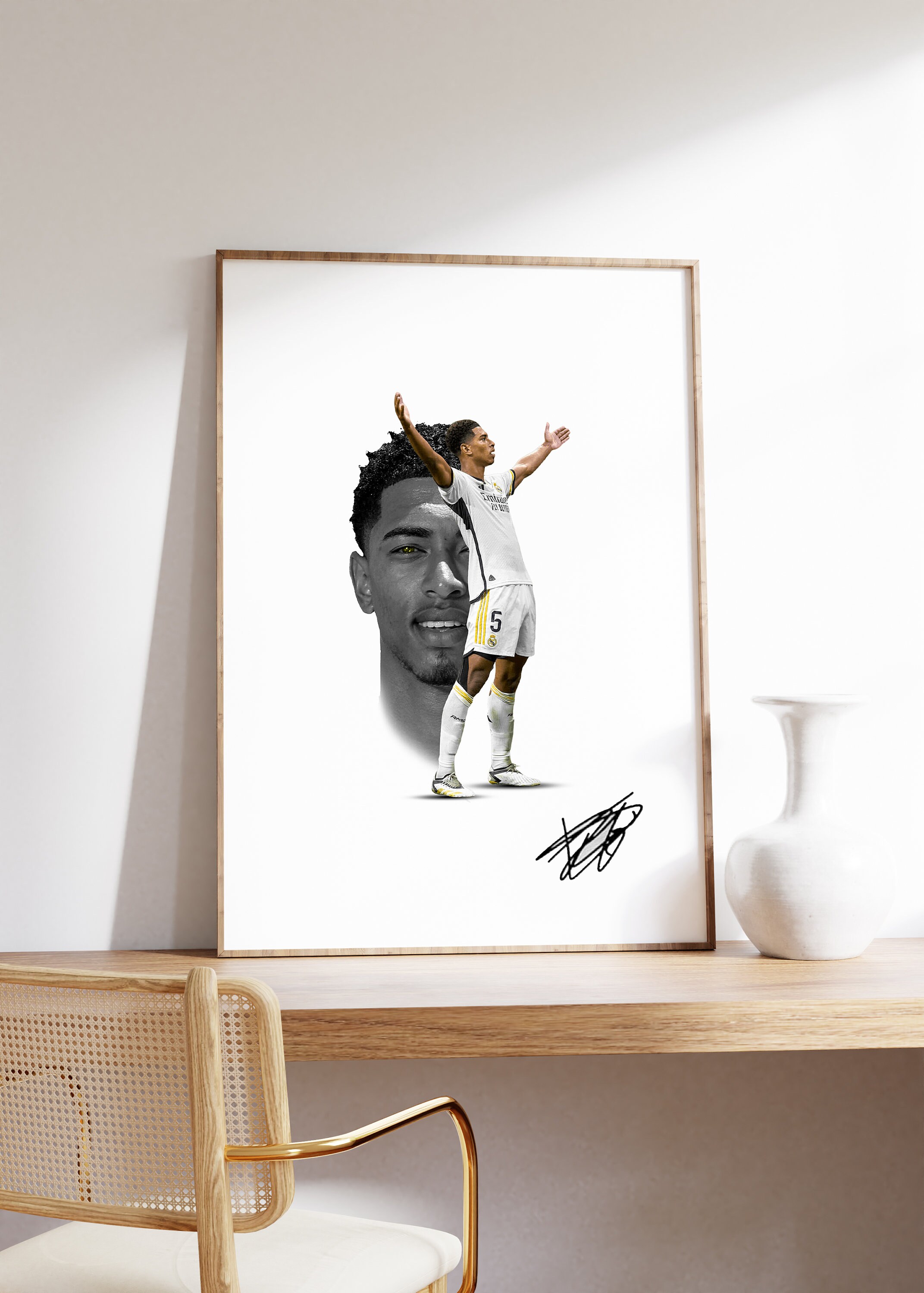 Jude Bellingham Poster Bellingham Wall Art Football Poster Bellingham ...