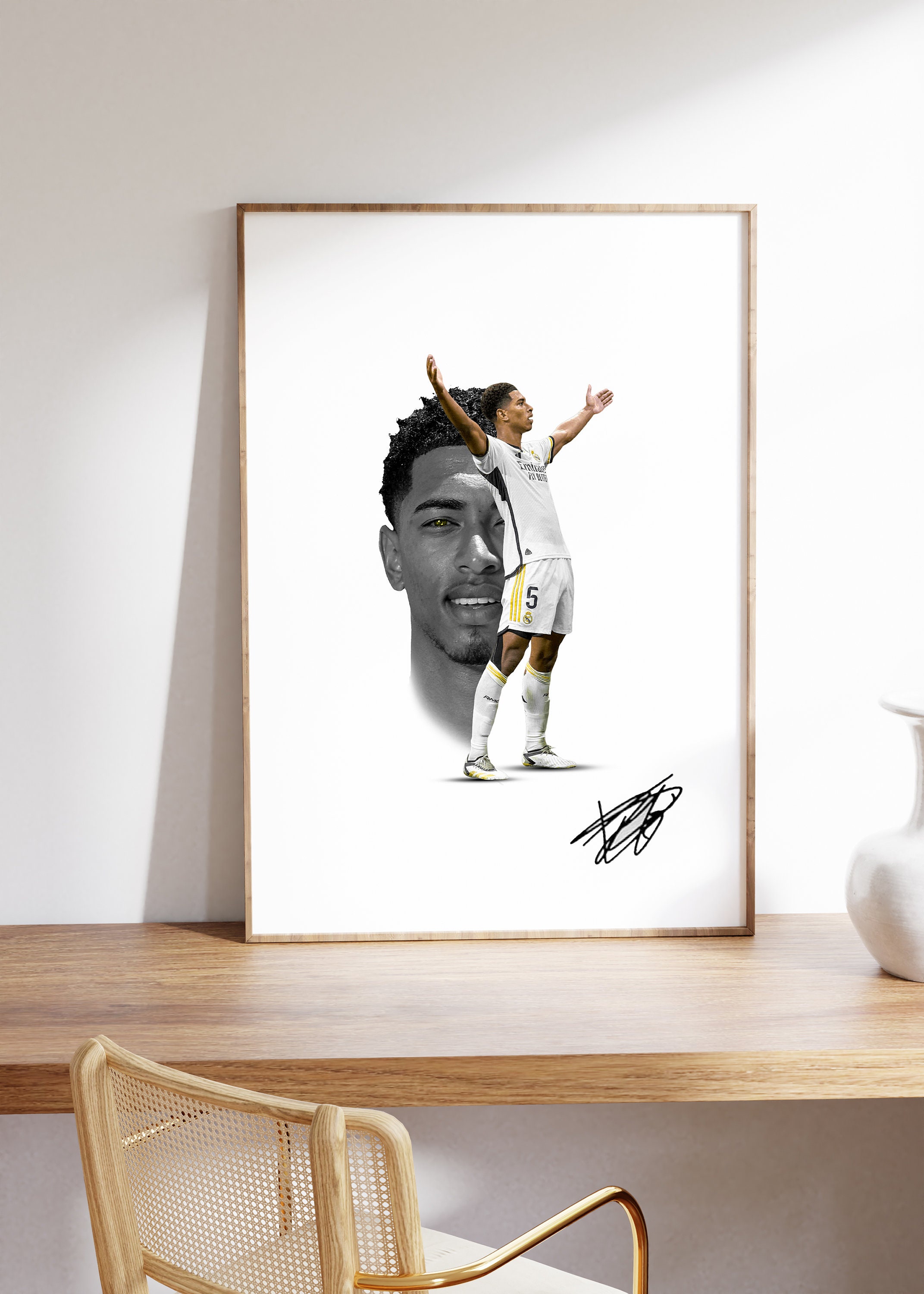 Jude Bellingham Poster Bellingham Wall Art Football Poster Bellingham ...