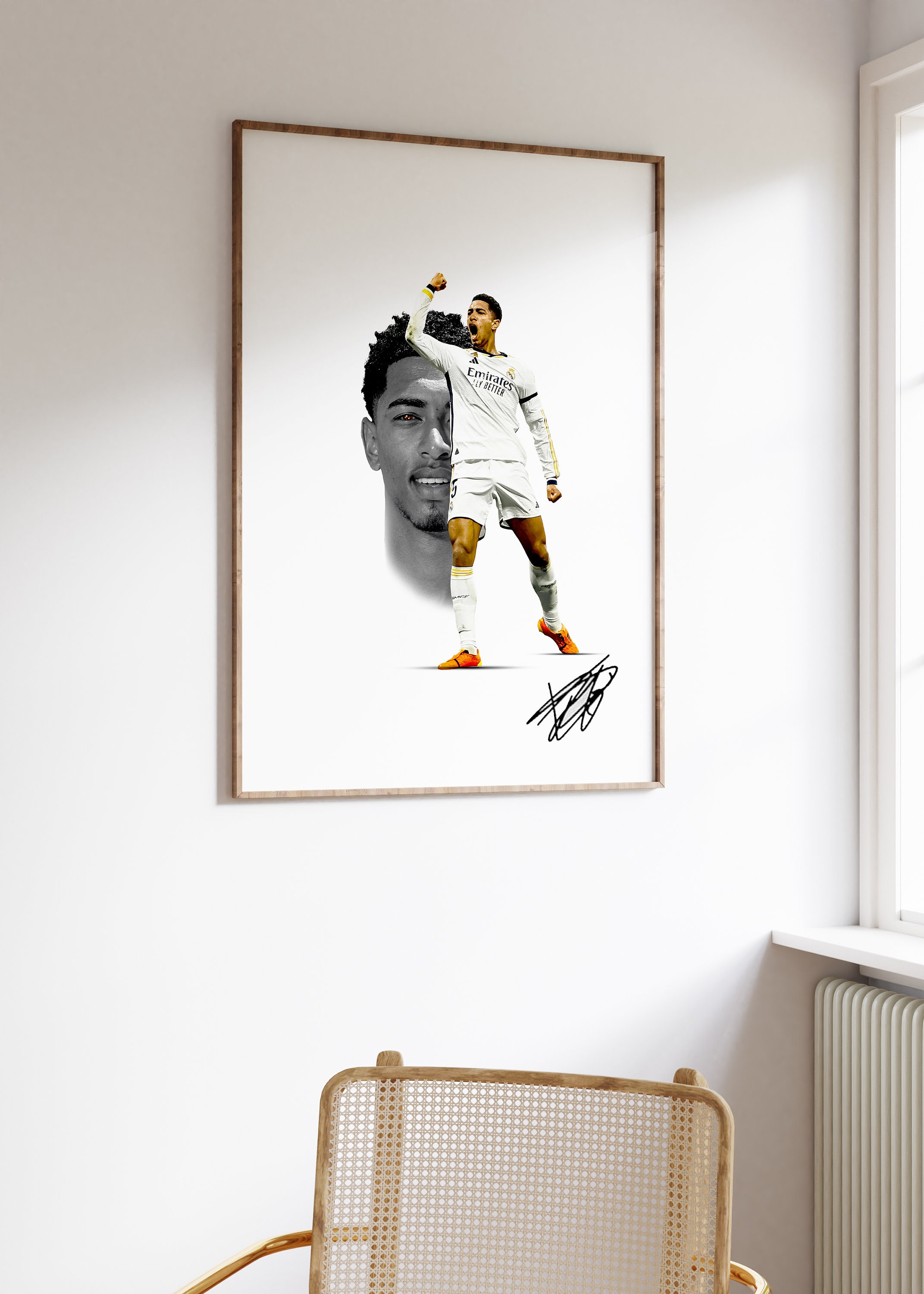 Jude Bellingham Poster Jude Wall Art Football Poster, Football Gift ...