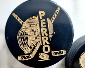 Custom Ice Hockey Puck With PHOTO LOGO Personalized Puck - Etsy