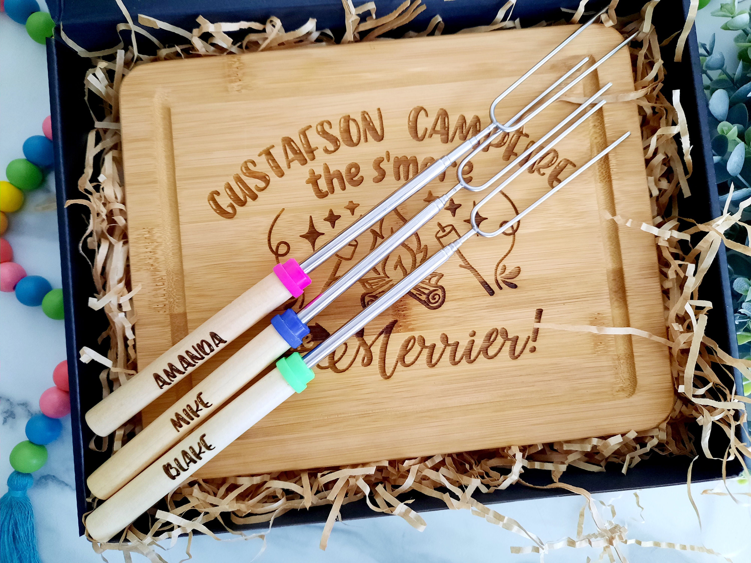 S'more Gift Box, Family Gift, Thank You Gift Box, Back Yard Barbeque ...