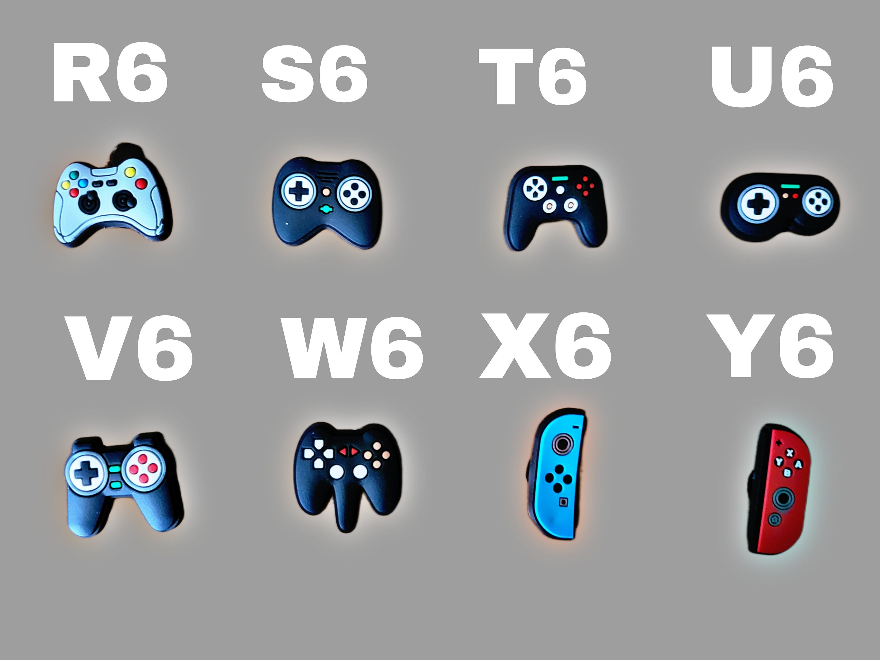 Popular Gamer Shoe Charms Console Clog Charms Gaming Shoe Pins Video ...