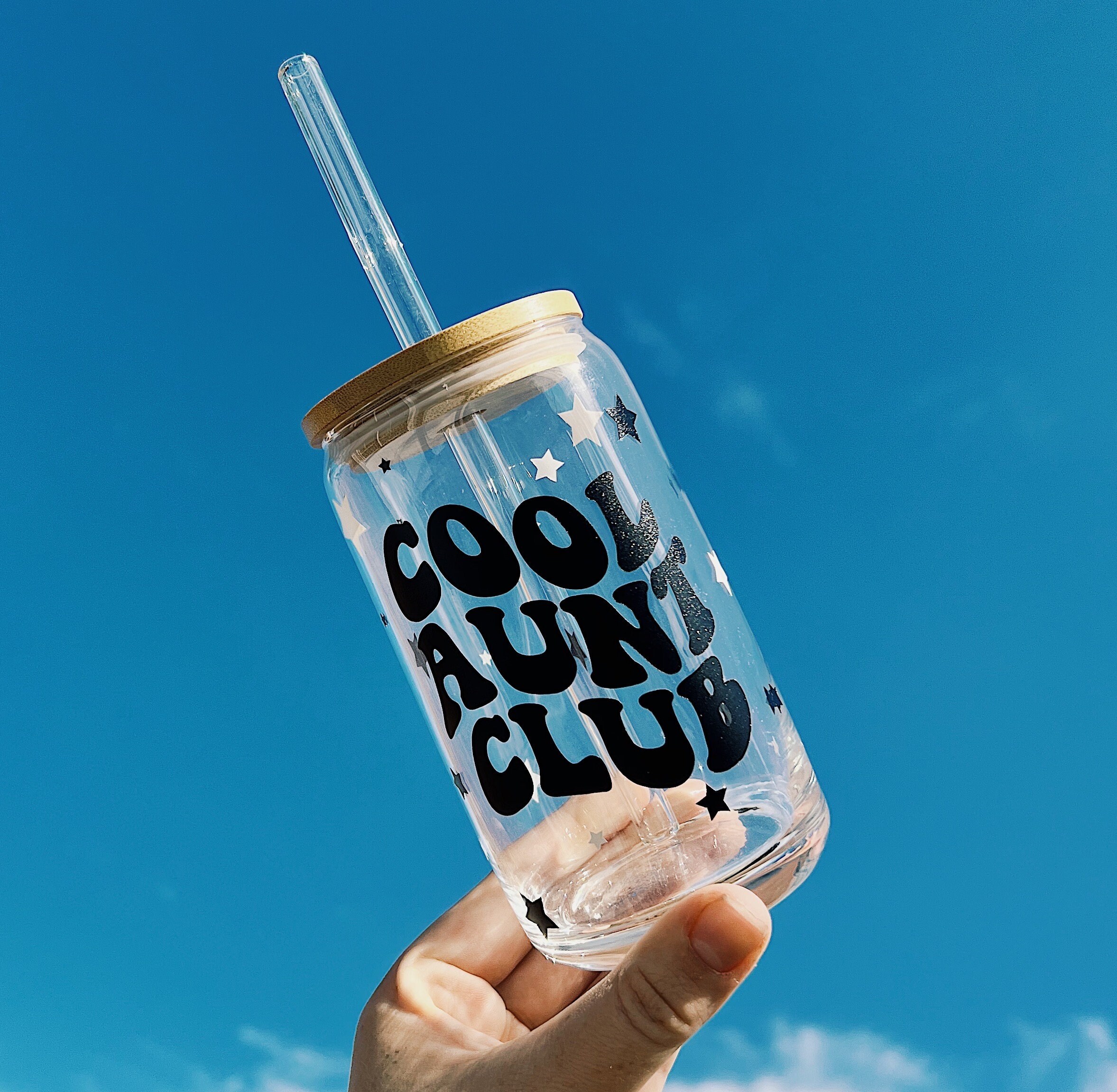 Cool Aunt Club Libbey Glass Cup Auntie Era Proposal Glass - Etsy