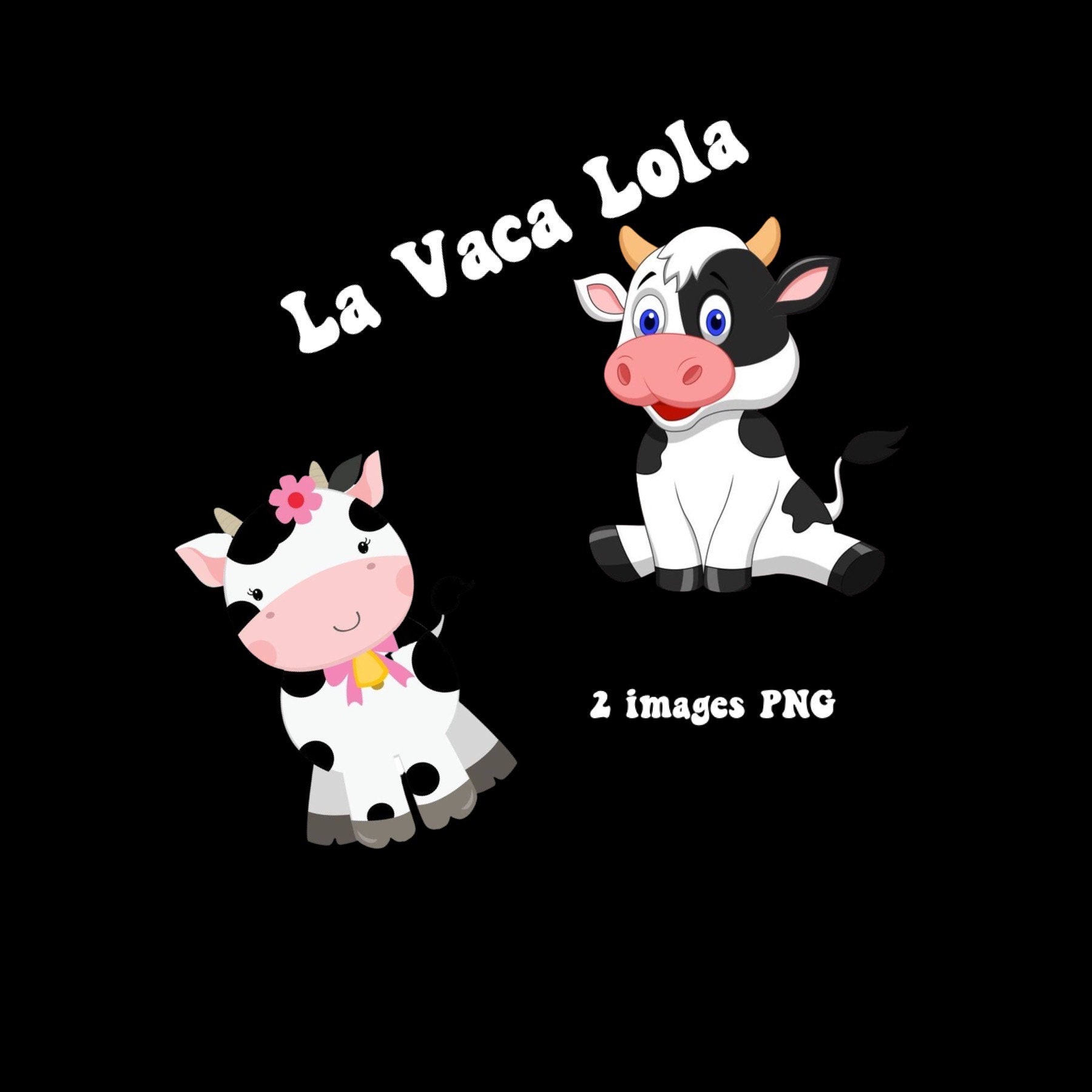 Imagen Png De La Vaca Lola Etsy México