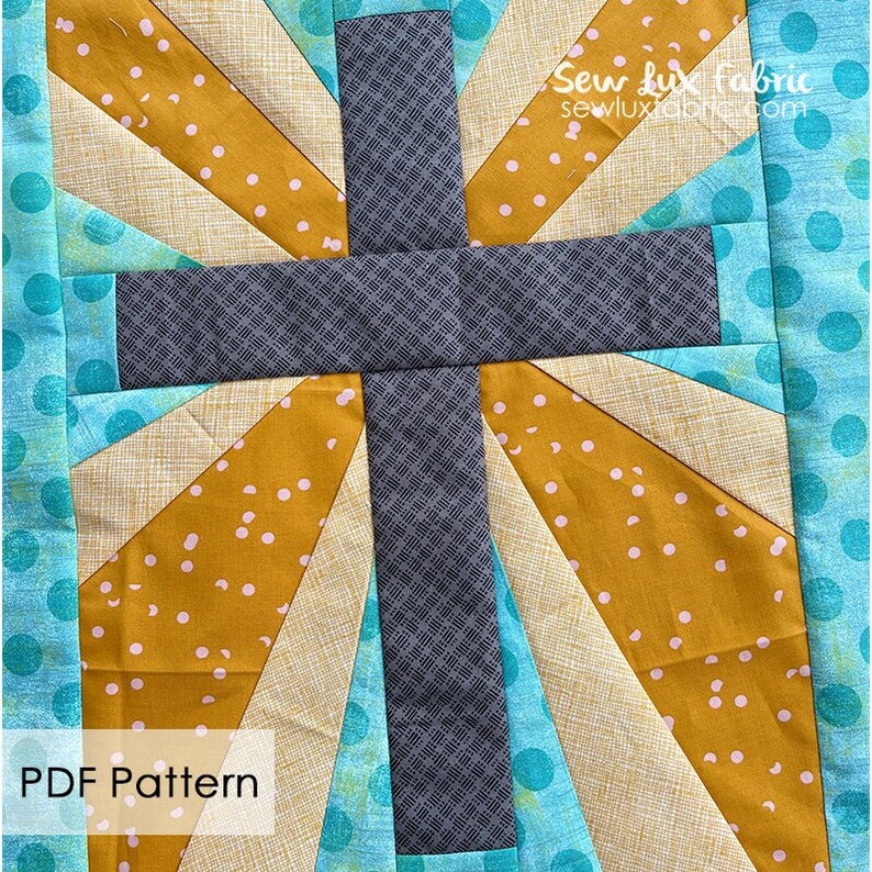 Risen Hope Cross Block Pattern - Etsy