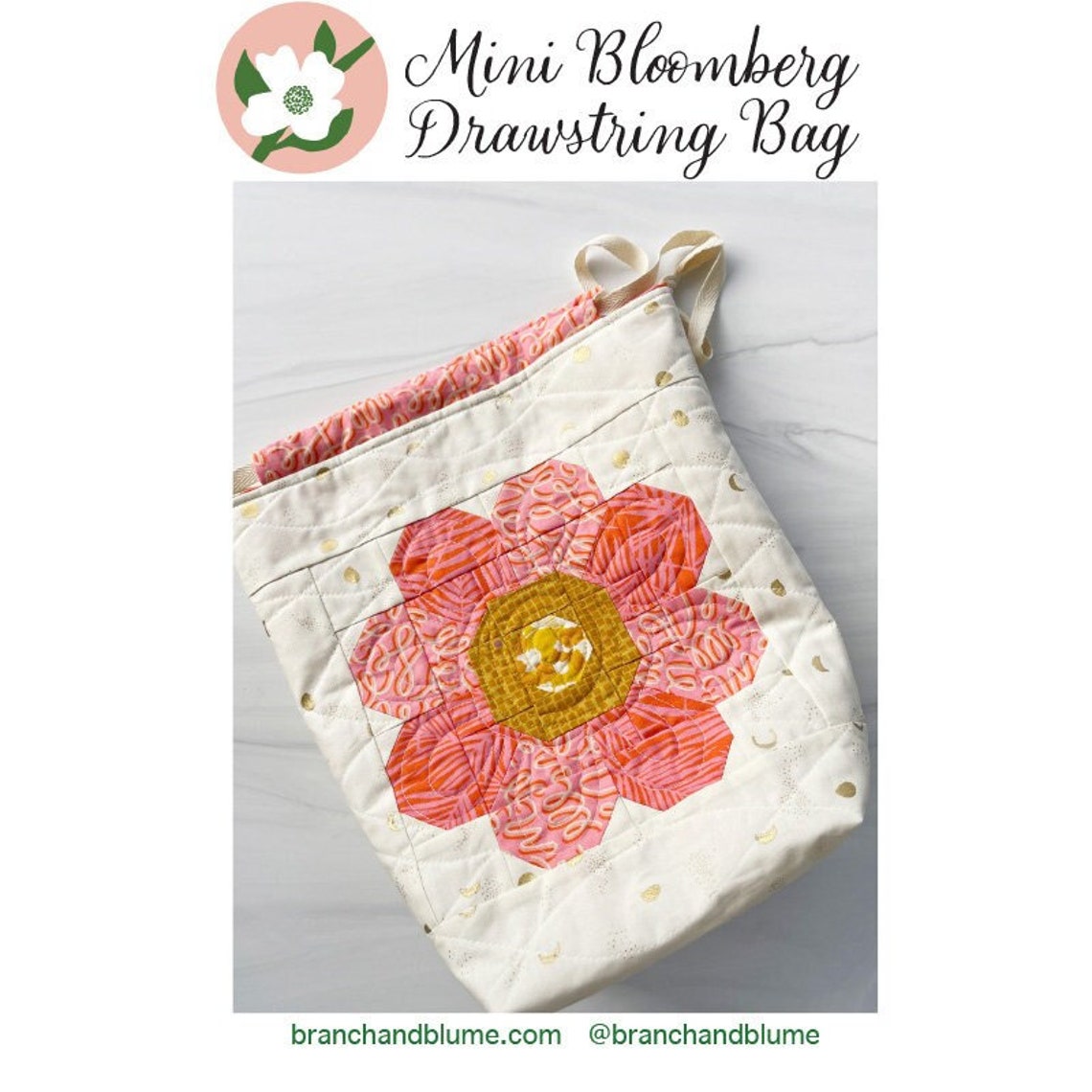 Mini Bloomberg Drawstring Bag PDF Pattern - Etsy