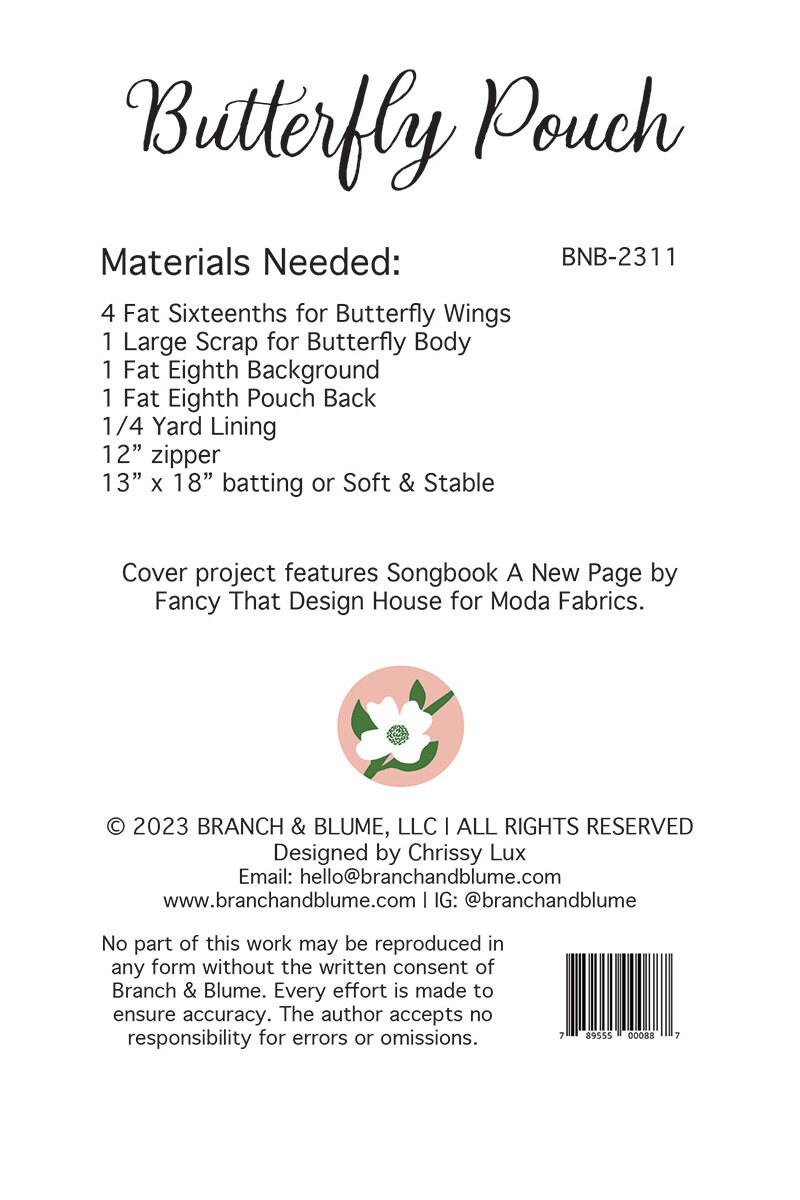 Butterfly Pouch PDF Pattern - Etsy