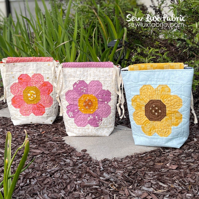 Mini Bloomberg Drawstring Bag PDF Pattern - Etsy