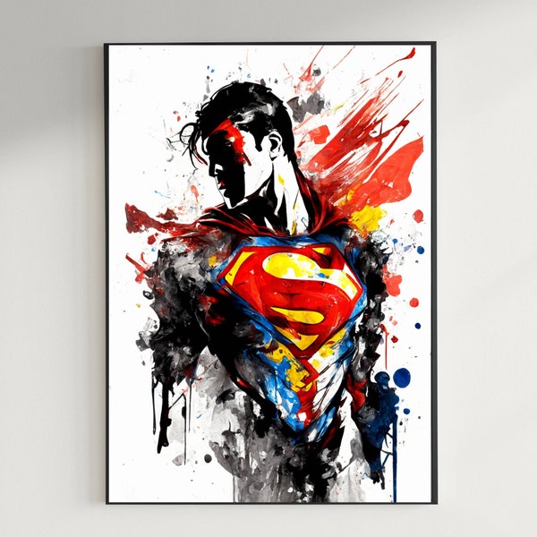 Super Hero Painting - Etsy