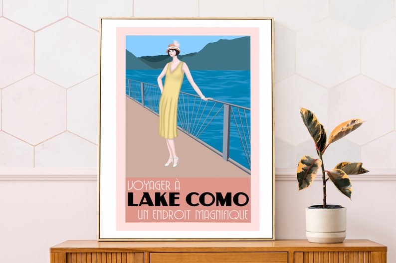 Art Deco Travel Poster - Etsy