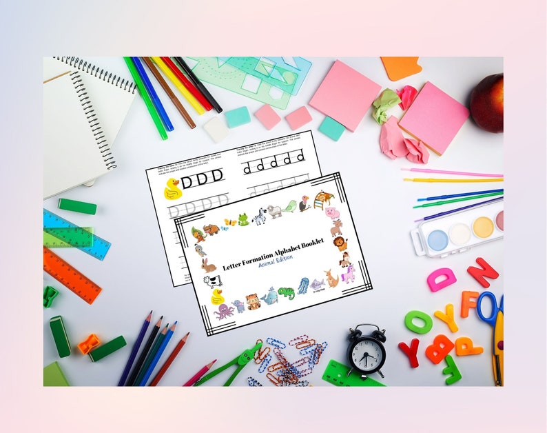 26 ABC Letter Tracing Worksheet, Alphabet Trace, Printable Pre-school ...