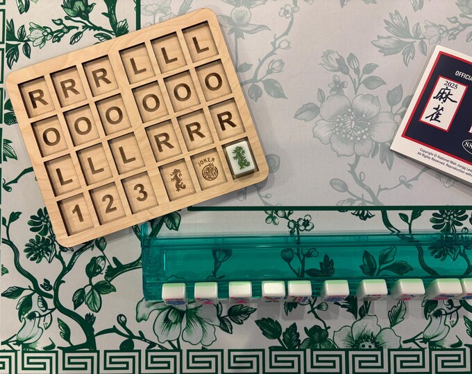 Mahjongg Practice Board, Large Tiles, American Mahjong, Charleston ...