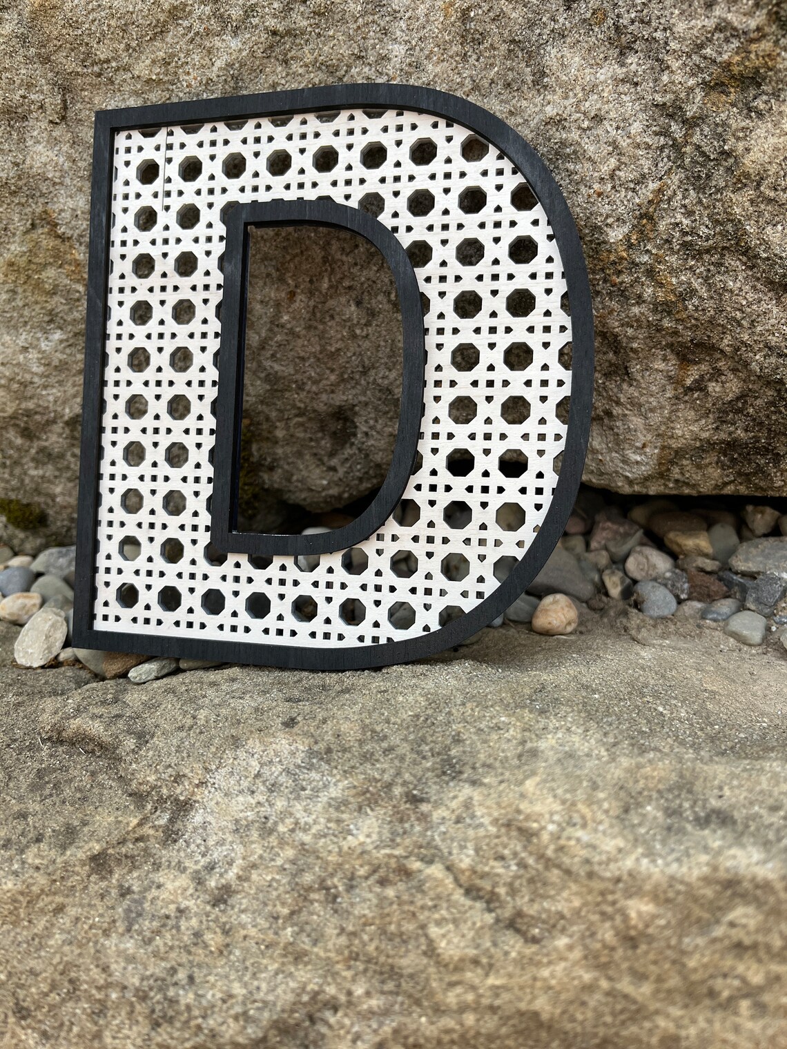 Rattan Letters / Faux Cane Weave Letters / Family Name / - Etsy