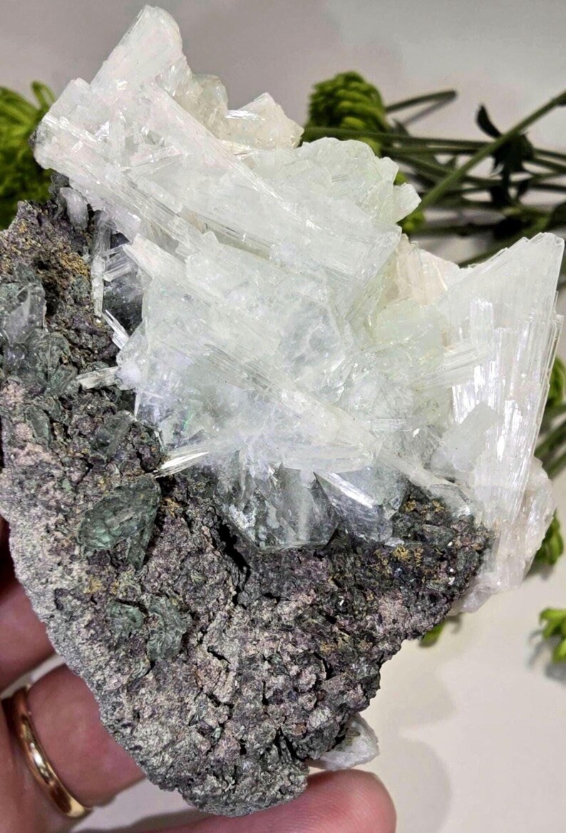 Extremly Rare-green Tabular Garden Apophyllites, Green Apophyllite ...