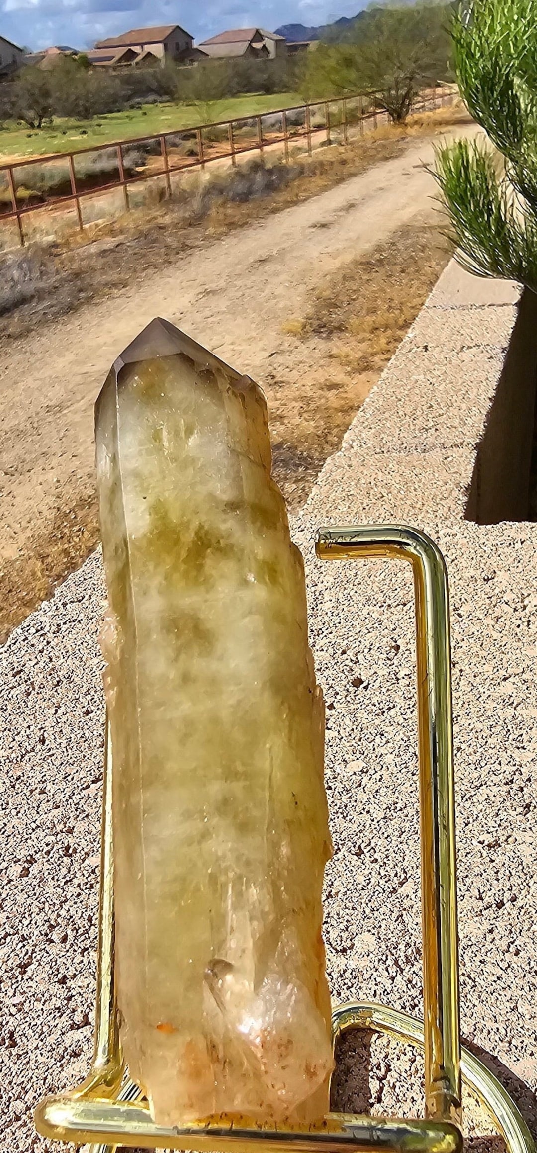 Kundalini Citrine Singular Point Wand Completely Natural Phantoms ...