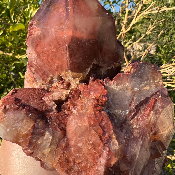 Red Quartz - Etsy