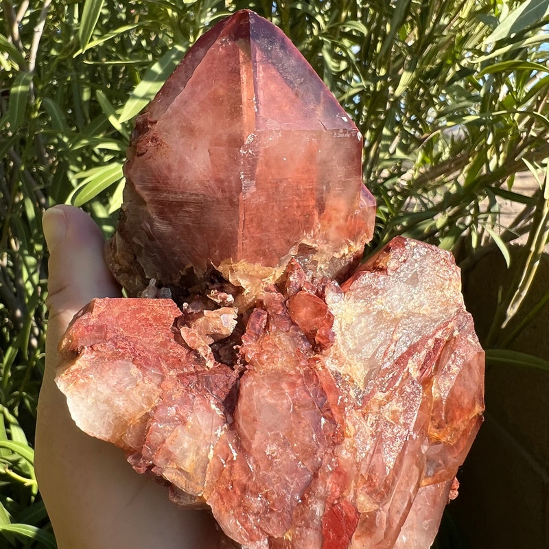 Red Quartz - Etsy