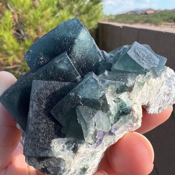 Fluorite Cubes - Etsy