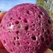 Honeycomb Ruby Sphere Ultraviolet Reactive Free Stand High Quality Ruby Bright Magenta-pink Ruby ...