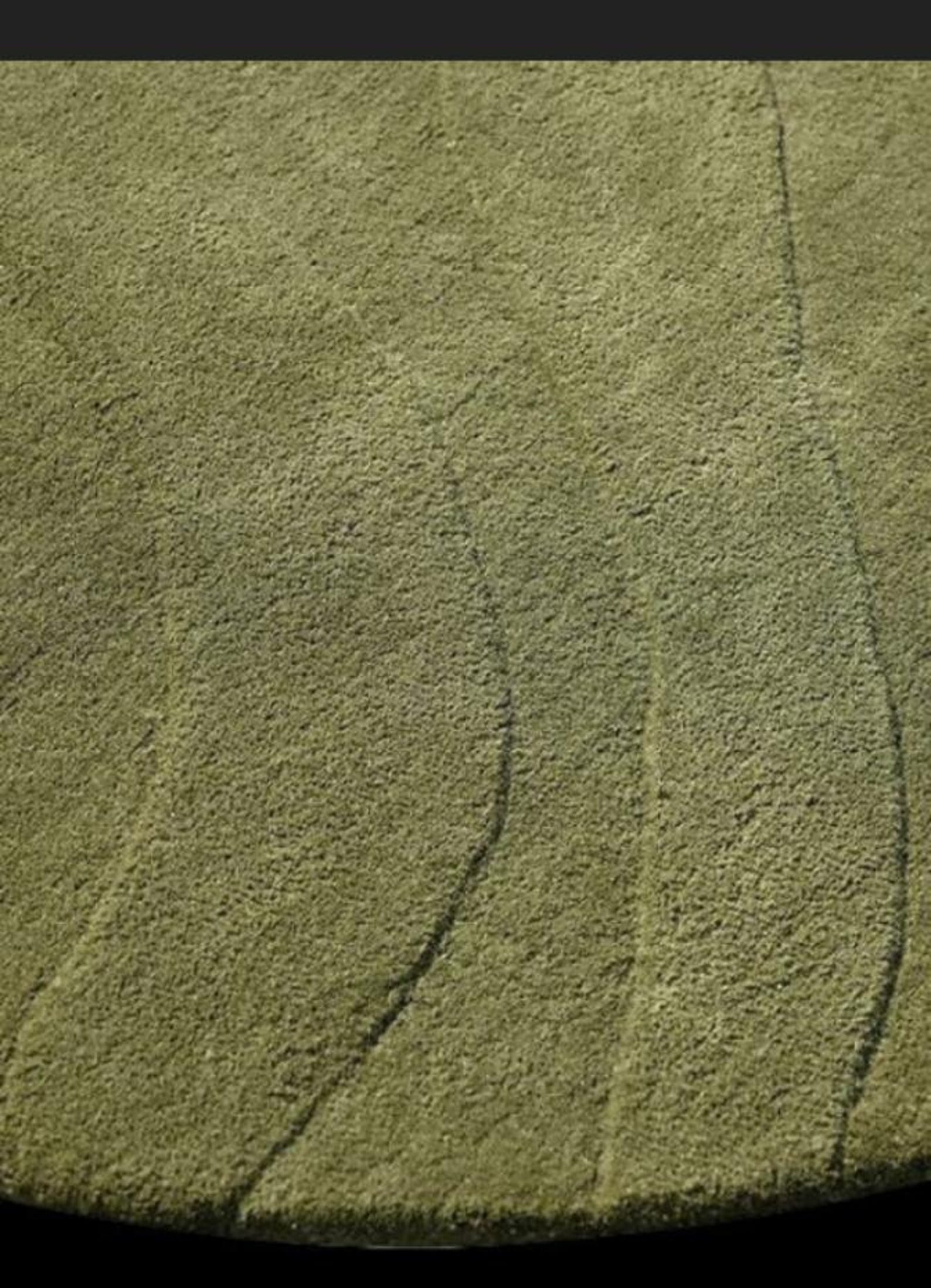 Solid Green Color Rug, 8x10 Modern Irregular Shape Rug, 5x8 High Low ...