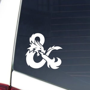 Dungeons and Dragon Decal, DND Laptop Sticker, DND Bumper Sticker ...