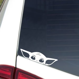 Grogu Vinyl Decal Baby Yoda Sticker Star War Decal the Child - Etsy