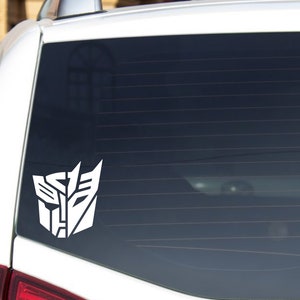 Decepticons Logo Vinyl Car Decal, Autobot Vinyl Decal, Decepticons ...