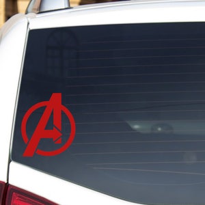 Avengers Logo Decal Avenger Sticker Avengers Gift Idea Marvel Stickers ...