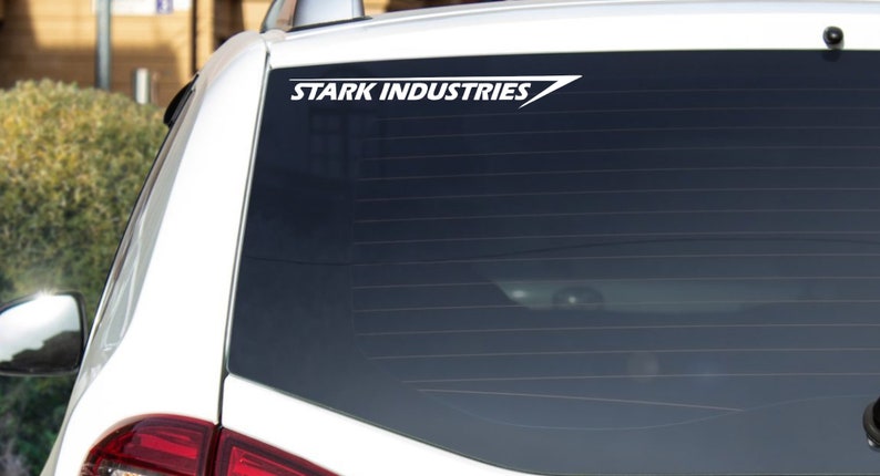 Stark Industries Fullsize Logo Decal Avenger Sticker Ironman - Etsy