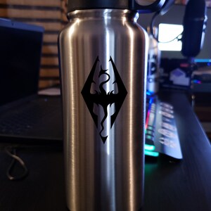 Skyrim Logo Vinyl, Elder Scrolls Stickers, Skyrim Gifts, Greybeard ...