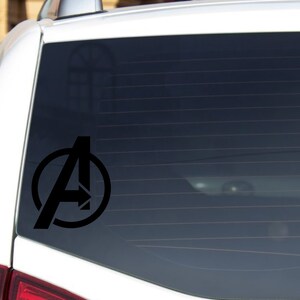 Avengers Logo Decal Avenger Sticker Avengers Gift Idea Marvel - Etsy